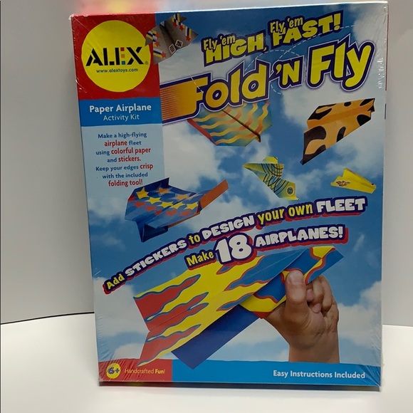 Alex Toys | Toys | New Alex Toys Fold N Fly Paper Airplane Kit | Poshmark